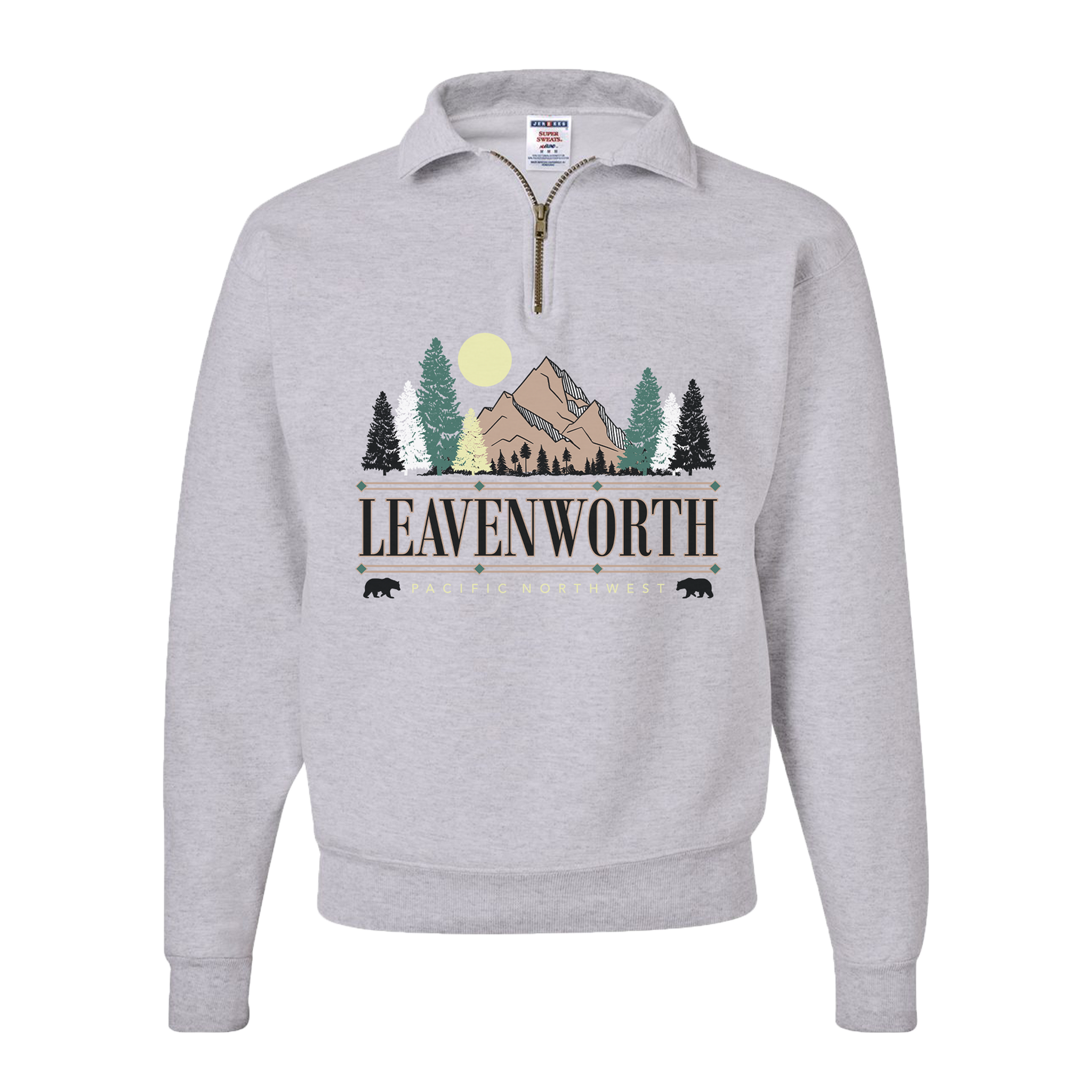 Leavenworth Black Bear Quarter Zip